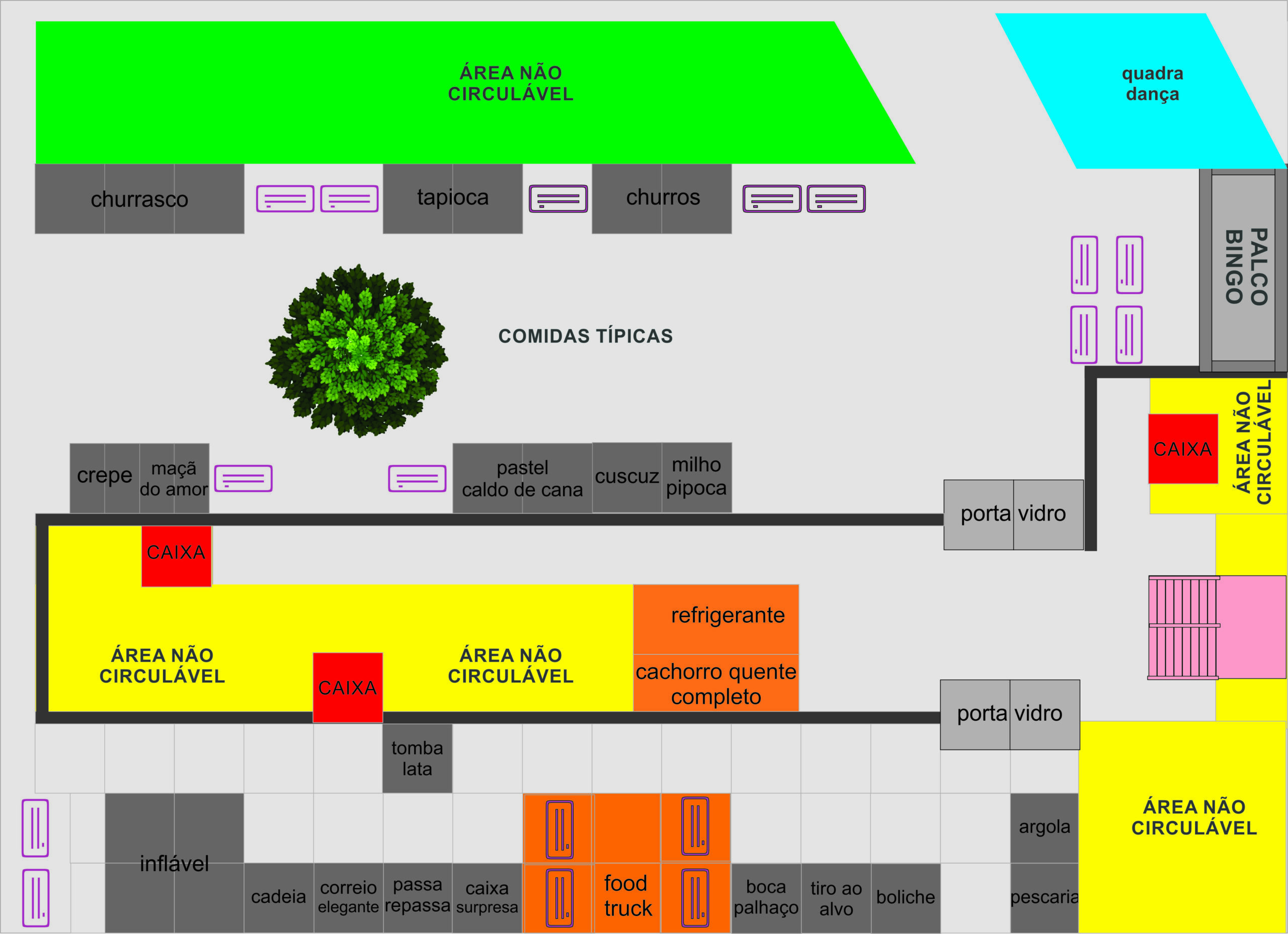 MAPA DA FESTA JUNINA 2023 – Etec São Mateus
